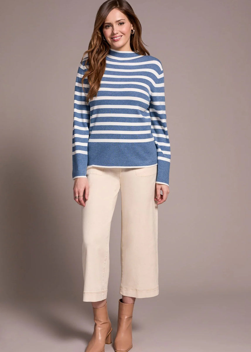 Long Sleeve Funnel Neck Sweater [H Slate-2289O] – Ooh La La Boutique