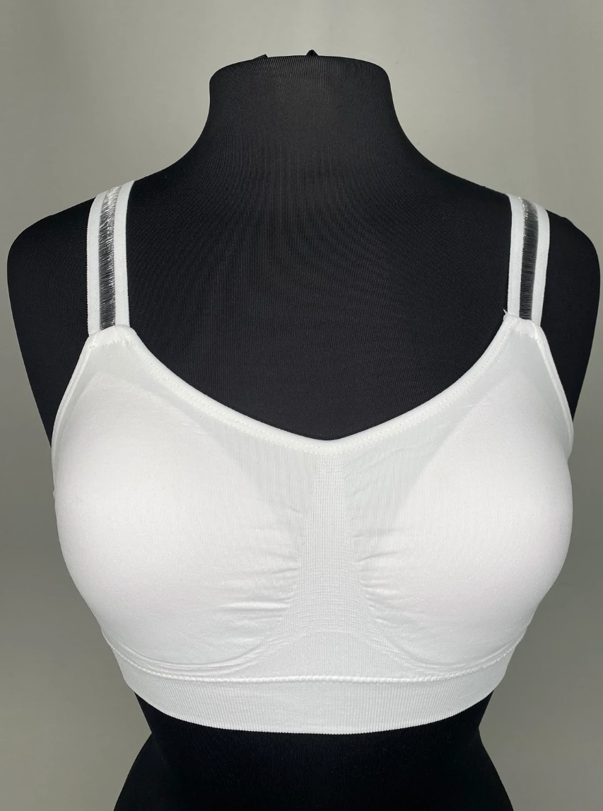 StrapITS White Bra Sheer Straps Ooh La La Boutique Minnesota